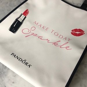 Pandora | Bags | Tote Plastic Canvas Bag Pandora | Poshmark